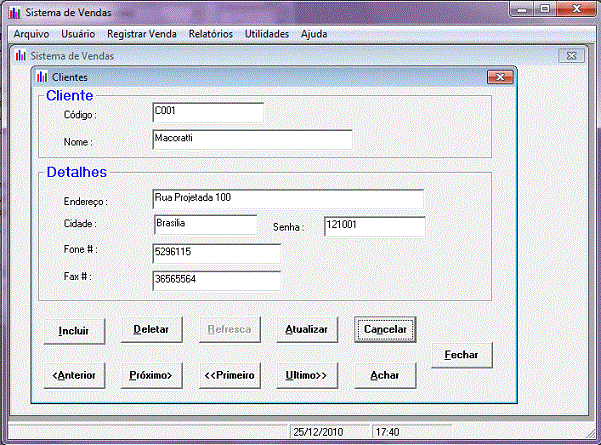 VB - Controle de Vendas