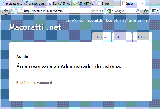 Asp Net Mvc 3 Usando Os Recursos De Autenticação