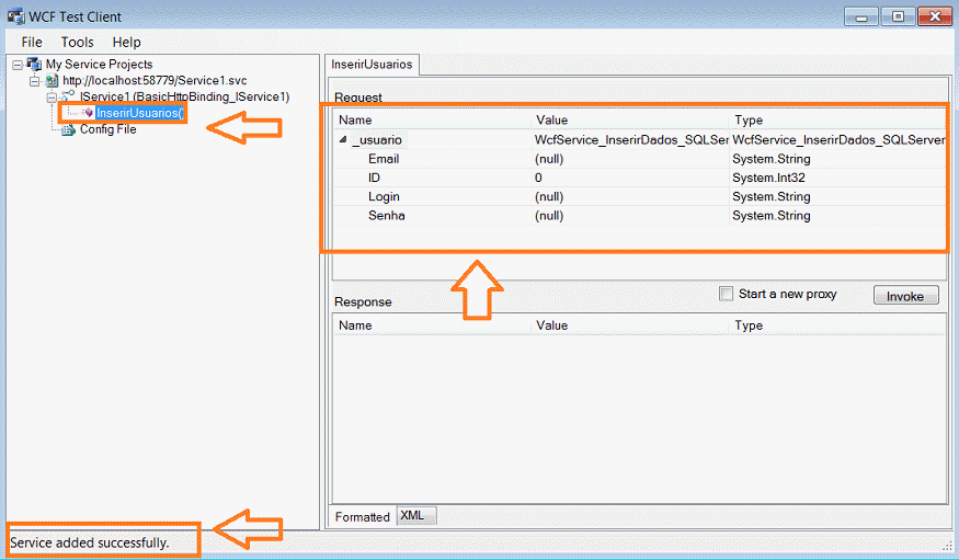 WCF - Inserindo dados no SQL Server