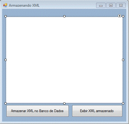 C# - Armazenando XML no SQL Server