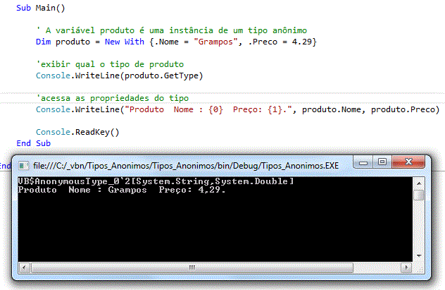 VB .NET - Inferência de tipos, Inicialização de objetos e Tipos ...