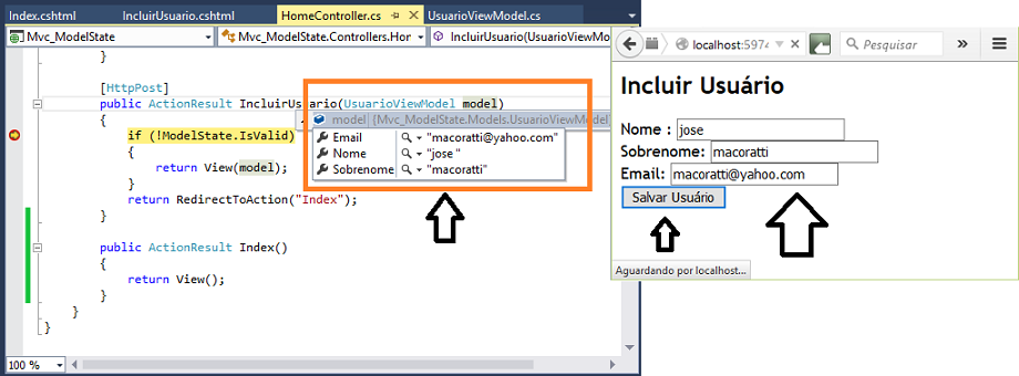 ASP .NET MVC 5 - A misteriosa classe ModelState