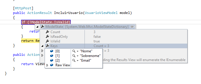 ASP .NET MVC 5 - A misteriosa classe ModelState