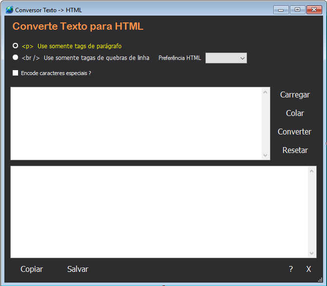 C# - Convertendo Texto para HTML