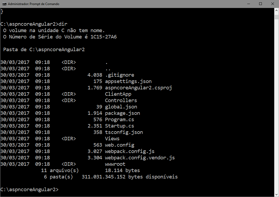 Asp Net Core Criando Uma Aplicação Com Angular 2