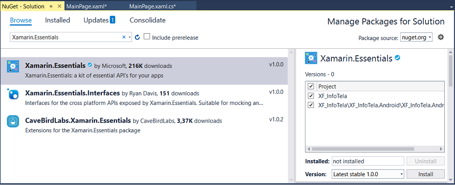 Xamarin Forms Obtendo Informação Do Display