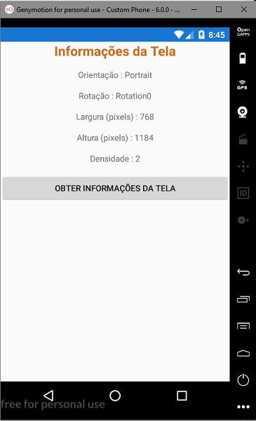 Xamarin Forms Obtendo Informação Do Display