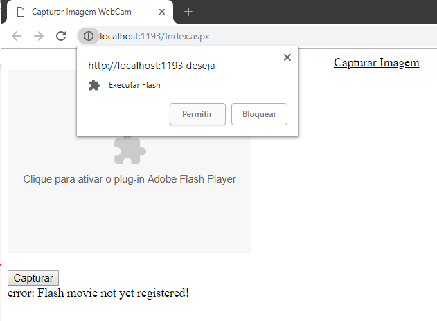ASP.NET MVC 5 - Capturando imagens de uma WebCam