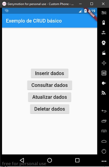 Flutter - Acessando o SQLite
