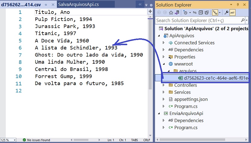 ASP.NET Core - Enviando Arquivos para um API