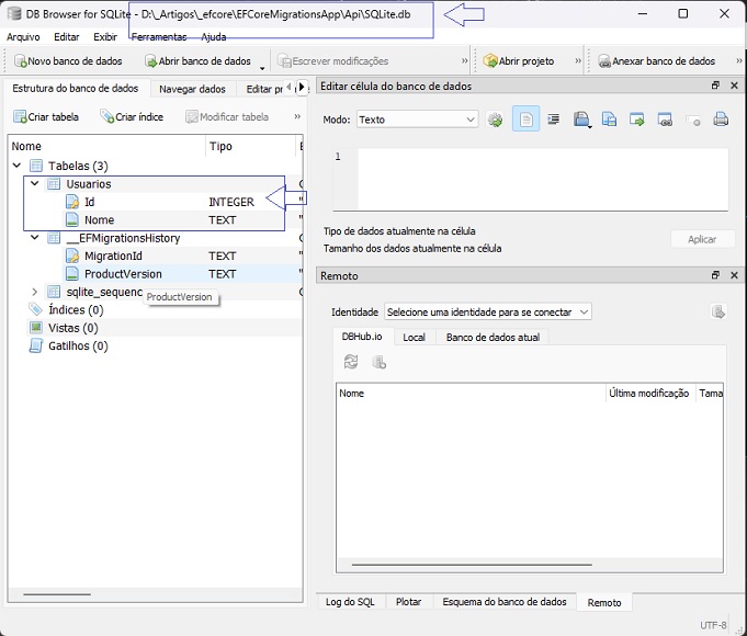 EF Core - Aplicando o Migrations