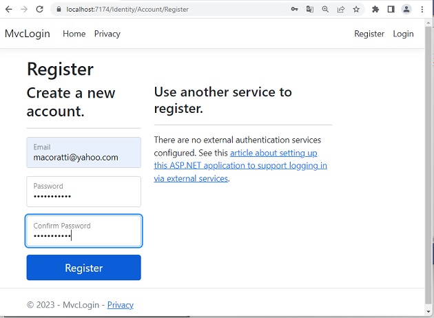 ASP .NET Core : Customizando o Login