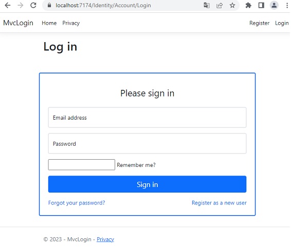 ASP .NET Core : Customizando o Login