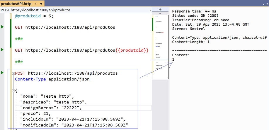 .NET - Testando endpoints direto no VS 2022