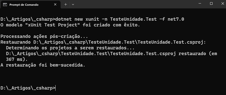 Testes de Unidade - Usando xUnit e MOQ