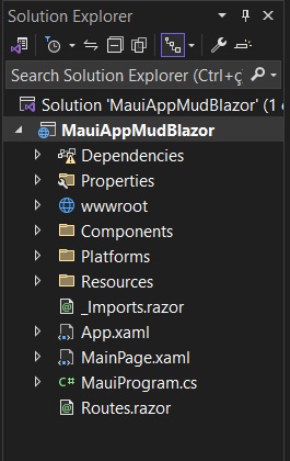 .NET MAUI Blazor Hybrid - Usando o MudBlazor