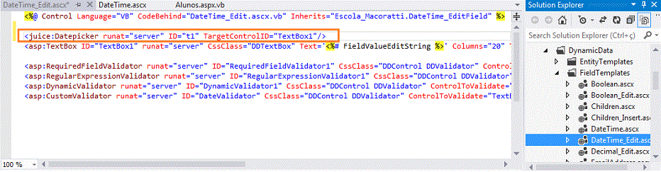 ASP .NET - Model Binding com Web Forms - Usando jQuery - IV