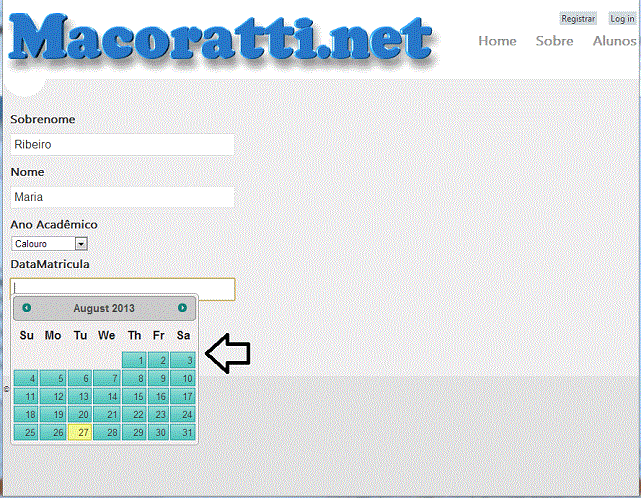 ASP .NET - Model Binding com Web Forms - Usando jQuery - IV