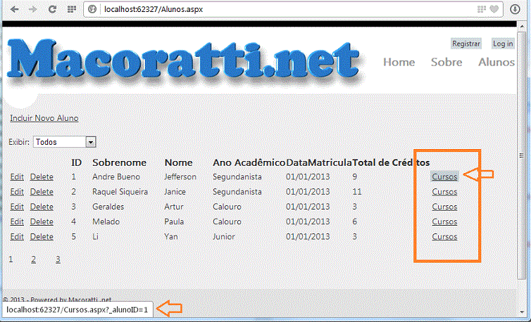 ASP .NET - Model Binding com Web Forms - Filtrando dados com Query String - V